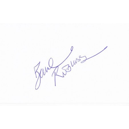 Bruce Robinson Autograph Signature Card