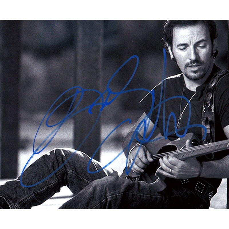 Bruce Springsteen Autographed Photo