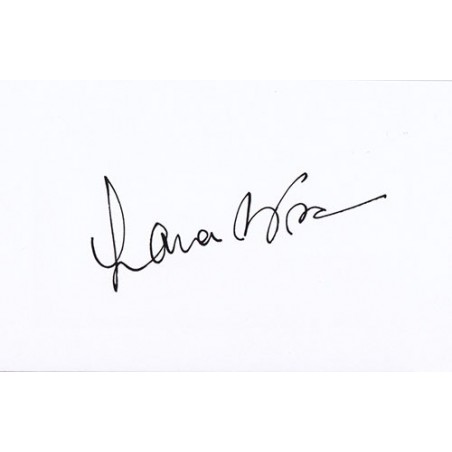 Lana Wood Autograph Signature Card