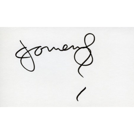 Jon Abrahams Autograph Signature Card