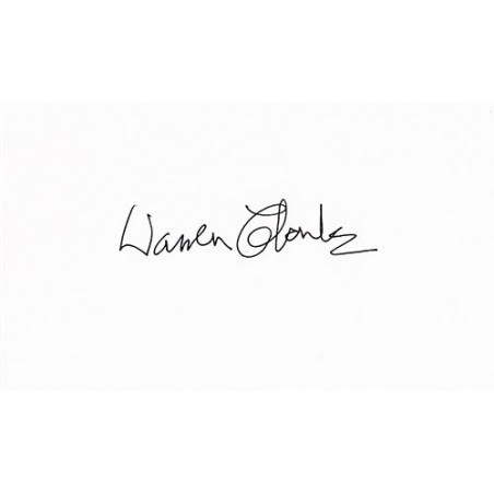 Warren Clarke Autograph Signature Card