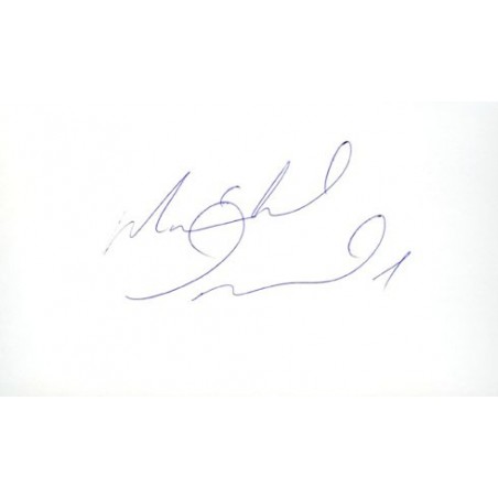 Michael Ironside Autograph Signature Card