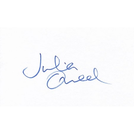 Julia Ormond Autograph Signature Card