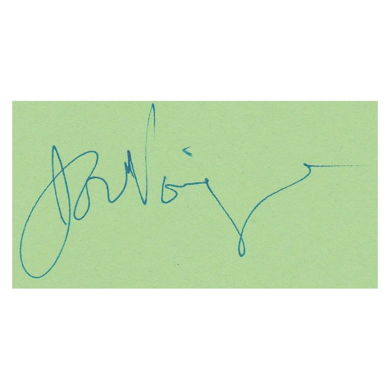 Jon Voight Autograph Signature Card
