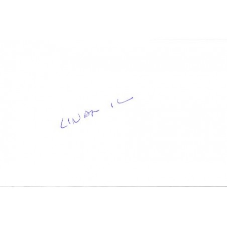 Linda Hunt Autograph Signature Card