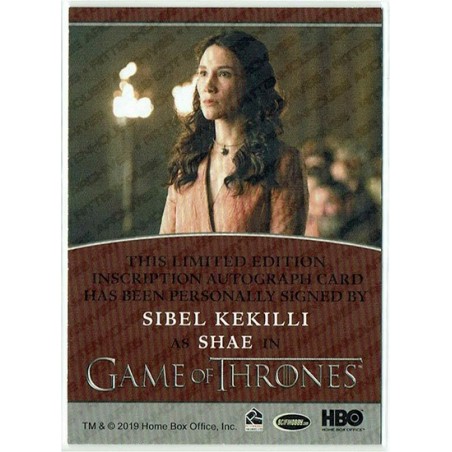 Game of Thrones Season 8 Inscription Autograph Trading Card
