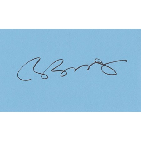 Bob Geldof Autograph Signature Card
