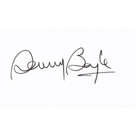 Danny Boyle Autograph Signature Card