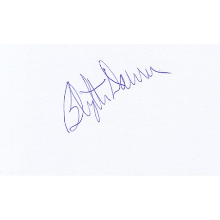 Blythe Danner Autograph Signature Card