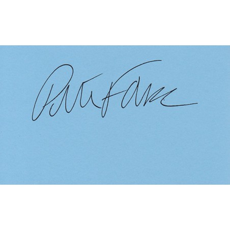 Peter Falk Autograph Signature Card
