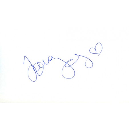 Laura Harring Autograph Signature Card