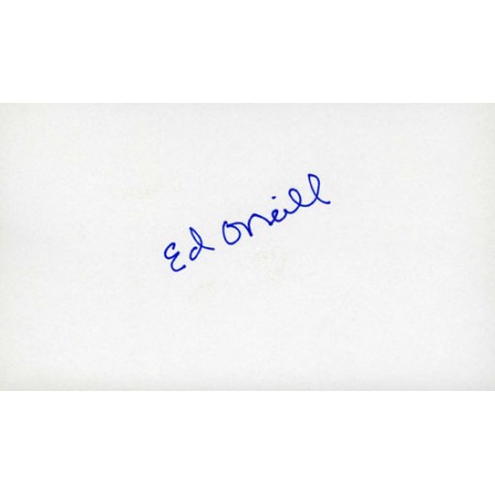 Ed O Neill Autograph Signature Card