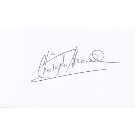 Christopher McDonald Autograph Signature Card
