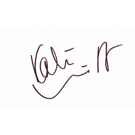 Kate Winslet Autograph Signature Card