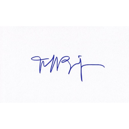 Jeff Bridges Autograph Signature Card