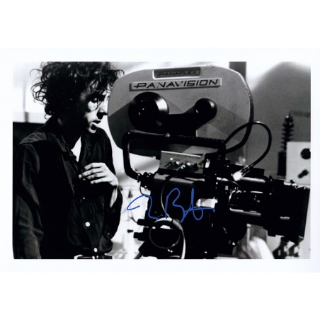 Tim Burton Autograph Signed Photograph