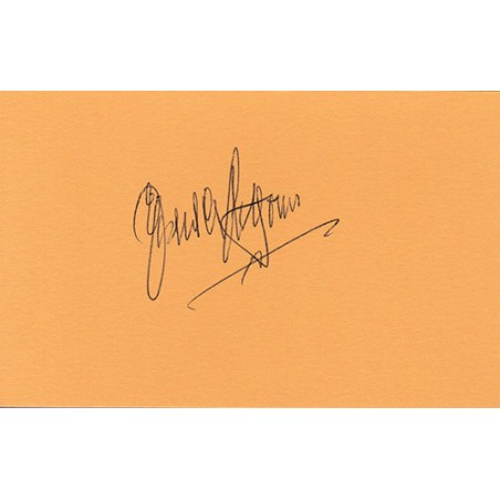 Elizabeth McGovern Autograph Signature Card