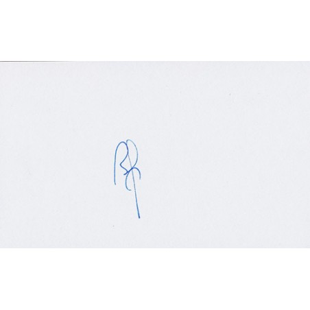 Brad Pitt Autograph Signature Card