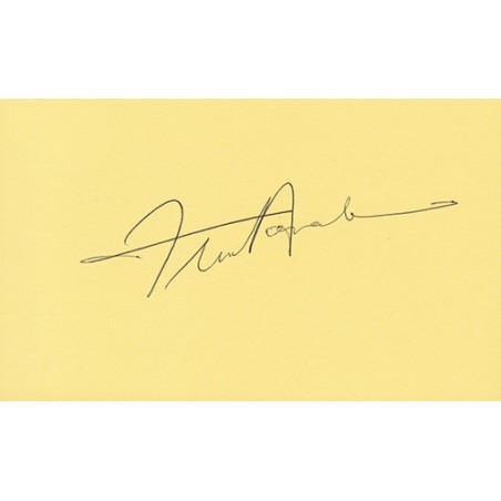 Frankie Avalon Autograph Signature Card