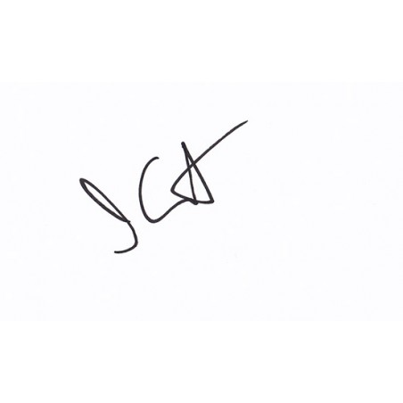 John Carpenter Autograph Signature Card