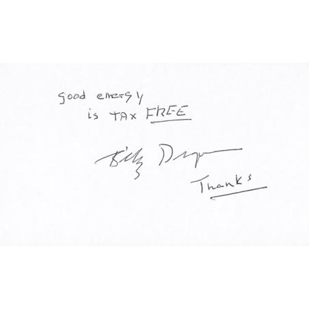 Billy Drago Autograph Signature Card