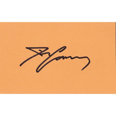 James Cameron Autograph Signature Card