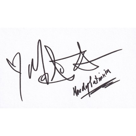 Mandy Patinkin Autograph Signature Card