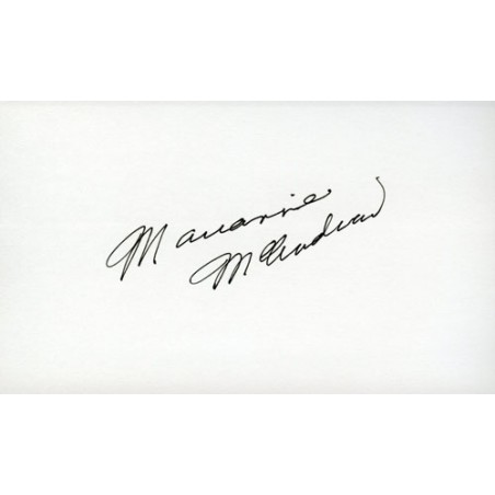 Marianne McAndrew Autograph Signature Card