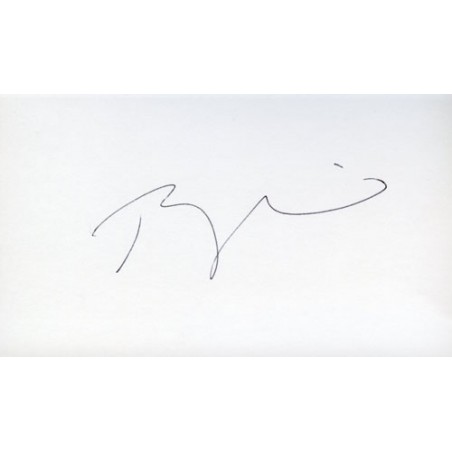 Barry Levinson Autograph Signature Card