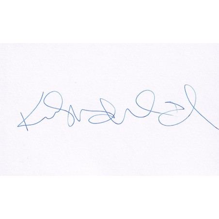 Kelly Macdonald Autograph Signature Card