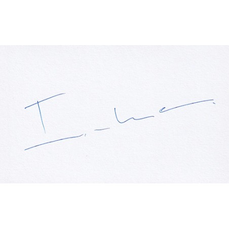 Irvine Welsh Autograph Signature Card