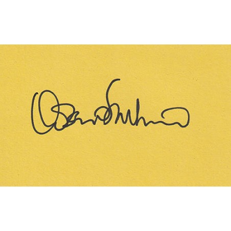 Donald Sutherland Autographed Card