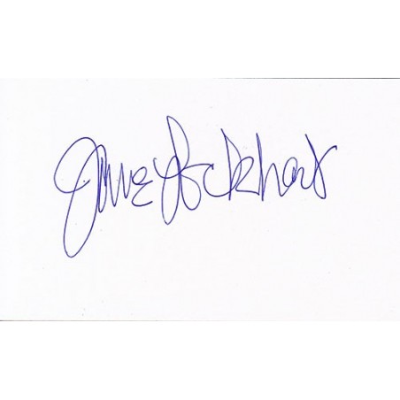 June Lockhart Autograph Signature Card