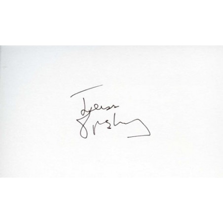 Jesse Eisenberg Autograph Signature Card