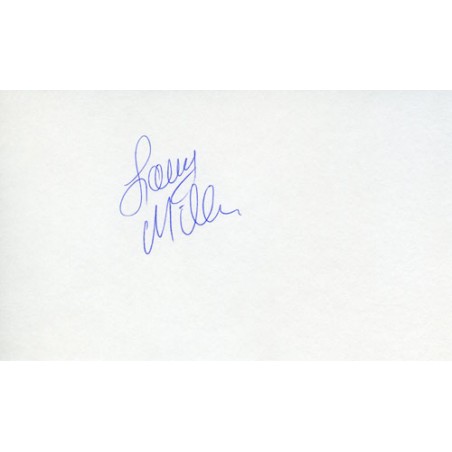 Larry Miller Autograph Signature Card